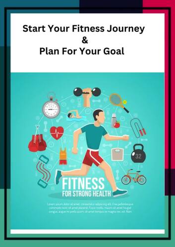 Weekly Fitness Planner -Meet Your Fitness plan- by Teflers Creation