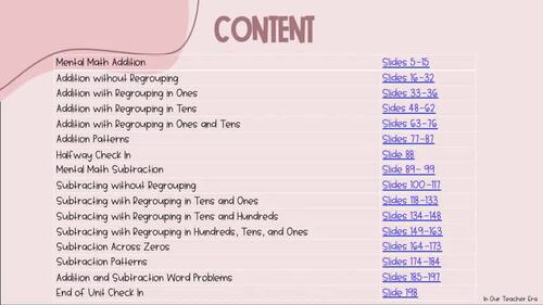 Grade 3 Ontario Math Slides- Addition & Subtraction | PowerPoint ...