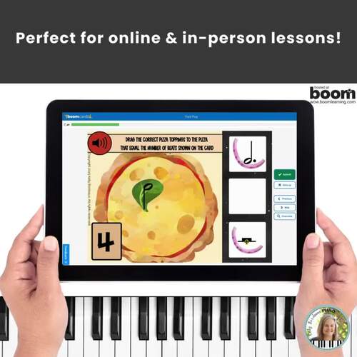 Music Math BOOM™ Cards - Adding Notes & Rests Digital Activity - Build ...