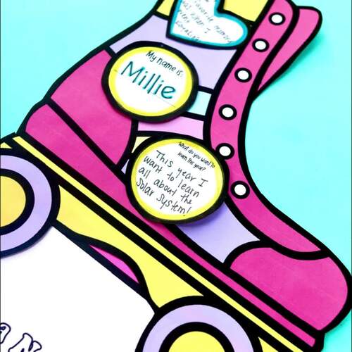 Rolling into a New School Year | Bulletin Board & Craft | All About Me ...