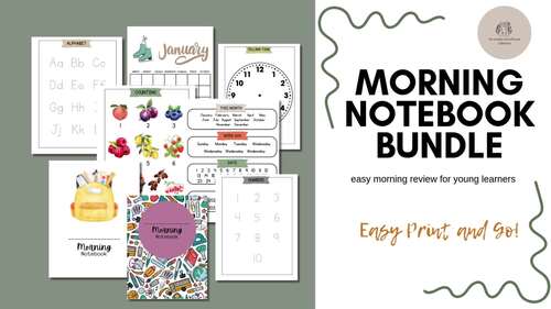 Preschool Printable Morning Work Reusable Activity Packet for the Whole ...