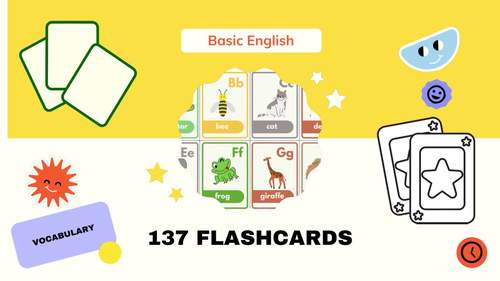 Basic English Flashcards by Interact Now | TPT
