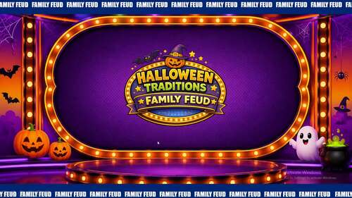 Halloween Traditions Family Feud Game | Classroom Party PowerPoint ...
