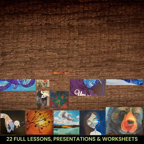 Year long Painting Curriculum: Painting for Middle, High School Art, 22 ...