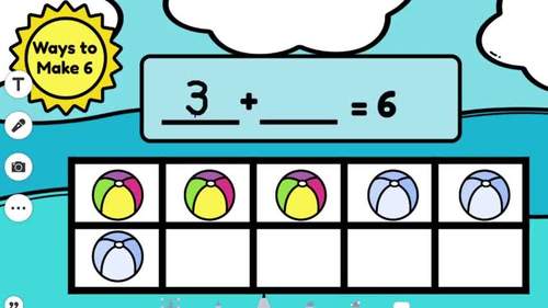 Add Numbers to Make 6 & 7 | Interactive Seesaw & Google Classroom Activity
