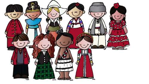 World Kids clip art Around the world clip art COMBO PACK by Melonheadz ...