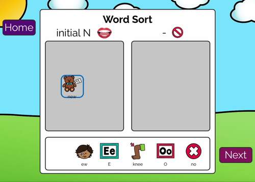 Initial Consonant Deletion Minimal Pairs N sentence Boom Card tongue ...