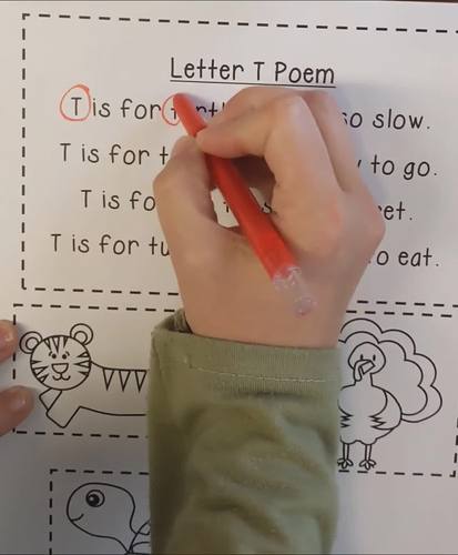 Letter T Craft and Poem Activities by Breezy as ABC | TPT