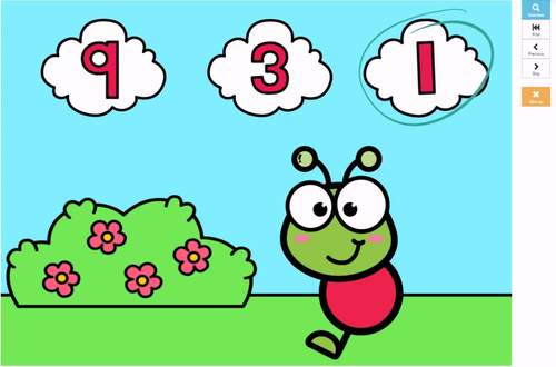 Boom Cards™ Caterpillar Counting (1-10) by Kindergarten Kristy | TPT