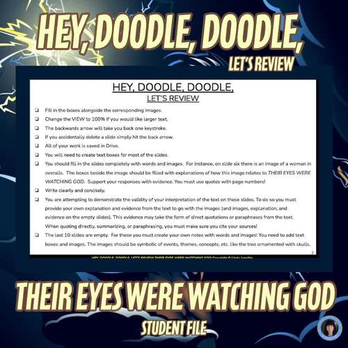 READING COMPREHENSION | THEIR EYES WERE WATCHING GOD by Linda Jennifer