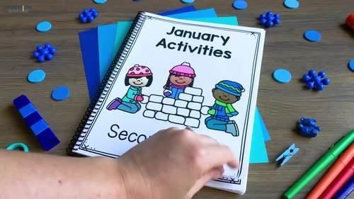 January No Prep Activities Packet for 2nd (MLK & Martin Luther King Jr)