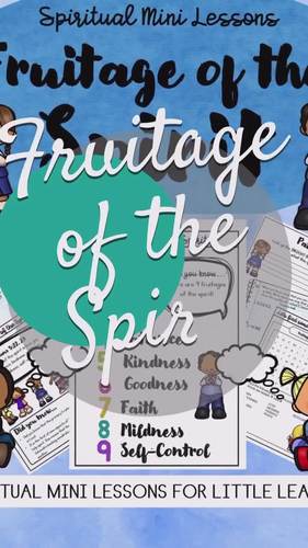 FRUITAGE OF THE SPIRIT - Spiritual Mini Lesson for Jehovah's Witnesses