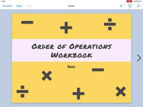 Australian Curriculum V8.4 Aligned Order of Operations Assessment Book ...