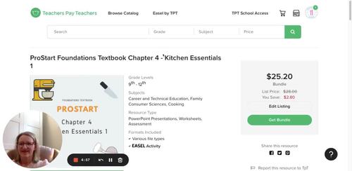 ProStart Foundations Textbook 1st ed. Chapter 4 - Kitchen Essentials 1