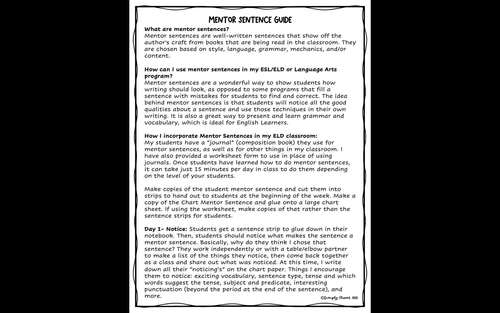 A River Ran Wild by Lynn Cherry Mentor Text/Language Unit by Simply Fluent