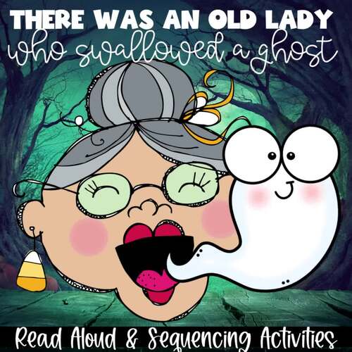 There Was an Old Lady Who Swallowed a Ghost Book Companion | TPT