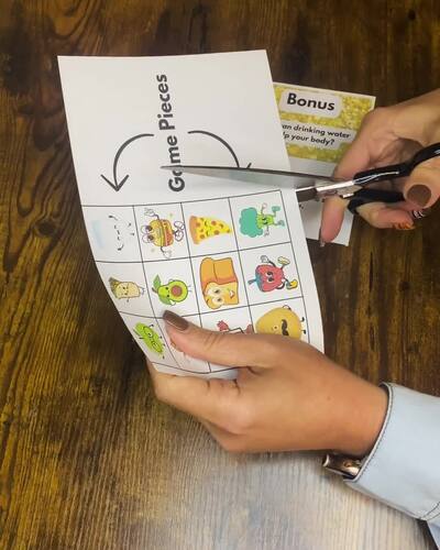 Health Science and Nutrition Food Groups Printable Board Game for 3rd ...
