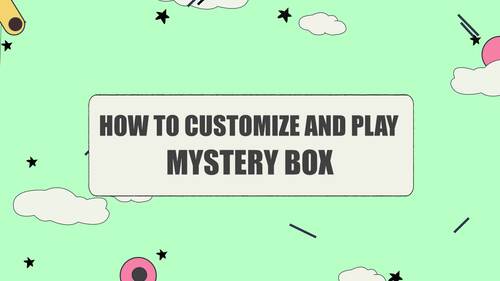 Mystery Box Game Template (PowerPoint) by Classroom Review Games Mystery Box Game Template (PowerPoint) by Classroom Review Games
