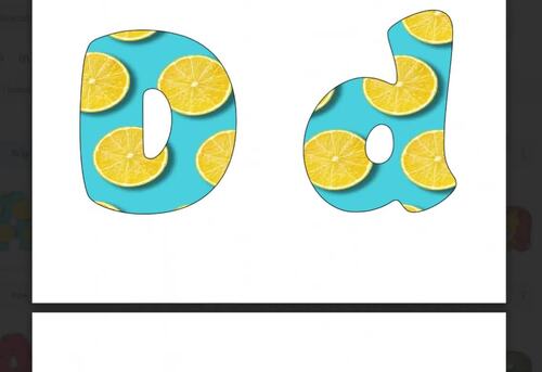 Citrus Splash Bulletin Board Letters and Numbers - Printable Decor Set