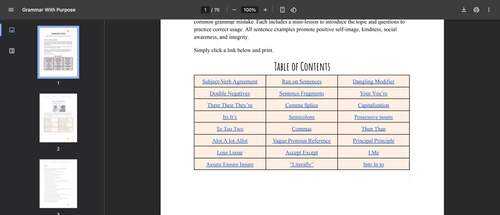 Grammar Practice Worksheet Bundle, Middle and High School, Engaging Themes