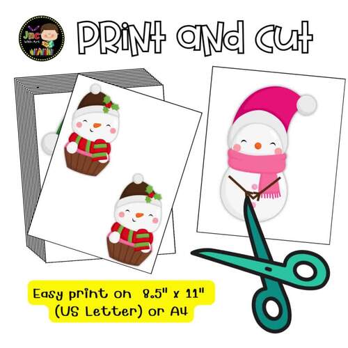 Winter Bulletin Board Kit Chillin’with Snowmies December Door Decor ...