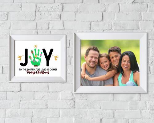 Joy to the World Handprint Craft | Christian Christmas Art Printable ...