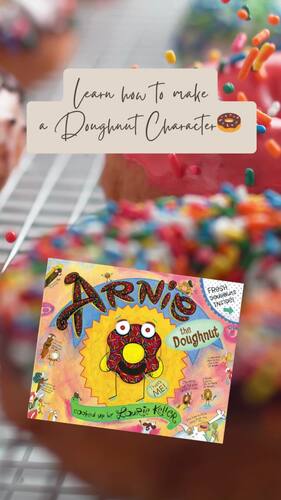 Arnie the Doughnut Craft and Printable by artsyfartzy | TPT