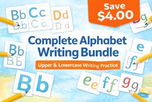 Complete Alphabet Tracing Bundle | Upper & Lowercase | 130 Lessons