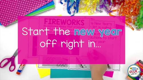 Happy New Year Crown, Coloring Pages, Bulletin Board, Word Search ...