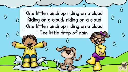 Music: Raindrops, Vocal Music Education, Children's Counting Song