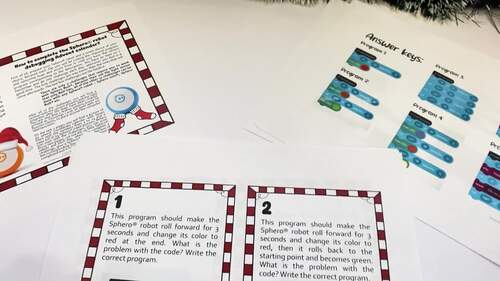 Sphero® DEBUGGING advent calendar | 24 programs to debug | Robotics ...