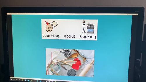 Cooking Lesson Special Education Autism Widgit Visuals | TPT