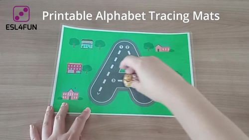 Alphabet Road Tracing Mats | Letter Tracing Activity | Phonics ...