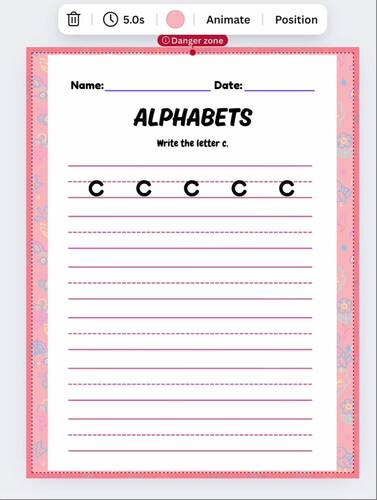 KINDERGARTEN ALPHABET WORKBOOK (135 PAGES) by GINO CRUZ | TPT