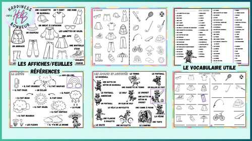 FSL Spring Activities Packet - C'est Le Printemps! No Prep. | TPT