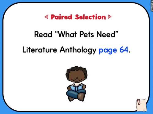 Wonders 1st Grade Unit 1 Week 3 Supplemental Resource - ActivInspire ...