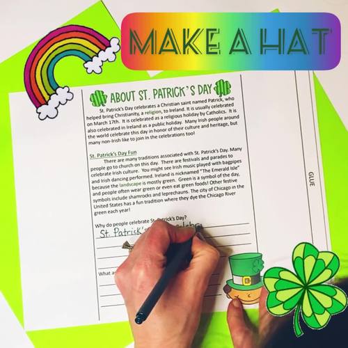 St. Patrick's Day Craft by The Primary Purpose | TPT