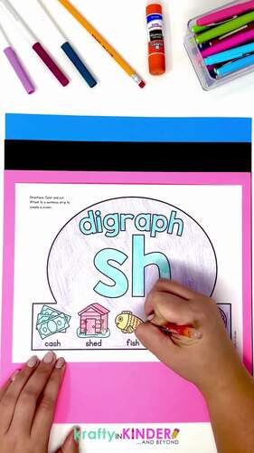 Digraph Craft Phonics Crowns for Digraphs SH, CH, TH, & More Digraph ...