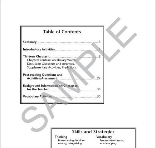 The Mouse and the Motorcycle Novel Units® Teacher Guide Novel Study