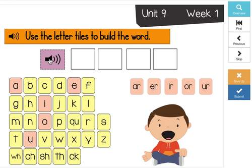 Level 2 | Unit 9 | R Controlled Syllable er ir ur | BOOM CARDS | Fun ...