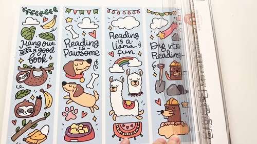 Digital Bookmark | Nature Theme Bookmarks | Print Your Own | Instant ...