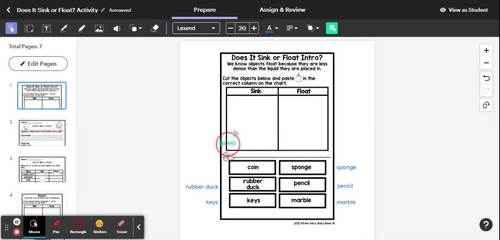 Fall-Themed Does It Sink or Float? Observation Activity by Three Very ...