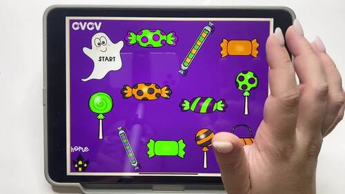 Digital Halloween Apraxia Activity by Speech Tea | TPT