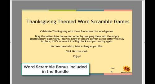 Thanksgiving Interactive Puzzles Bundle for Grade 3-5 | TpT