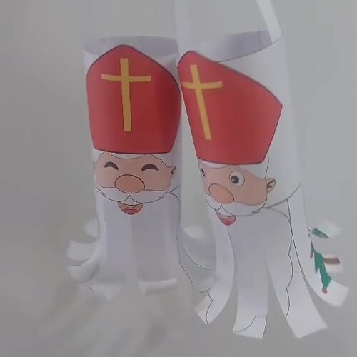 St.Nicholas Craft Windsock |Christmas Activities Craft Coloring Pages 2 ...