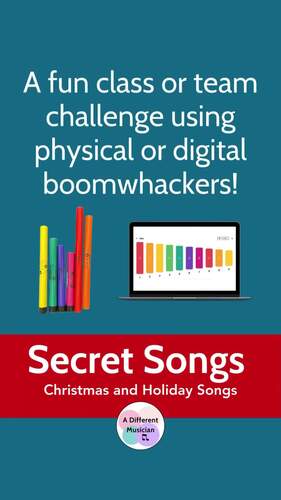 Winter Music Games - Guess the Christmas Song! - Boomwhacker Activity