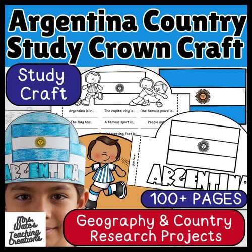 Argentina Country Study | Argentina Craft Crown & Writing | Hispanic ...