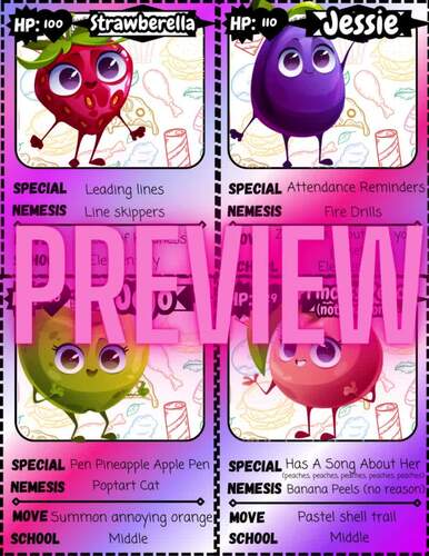 *SCHOOL FRIENDLY Trading Cards Classroom Management/Community/Rewards ...