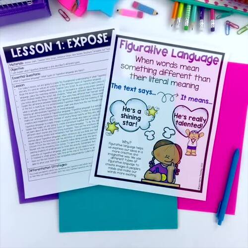 Figurative Language Printables & Activities (Print & Digital) | TPT