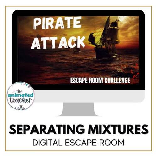 Separating Mixtures Activity Digital Escape Room Middle School Science